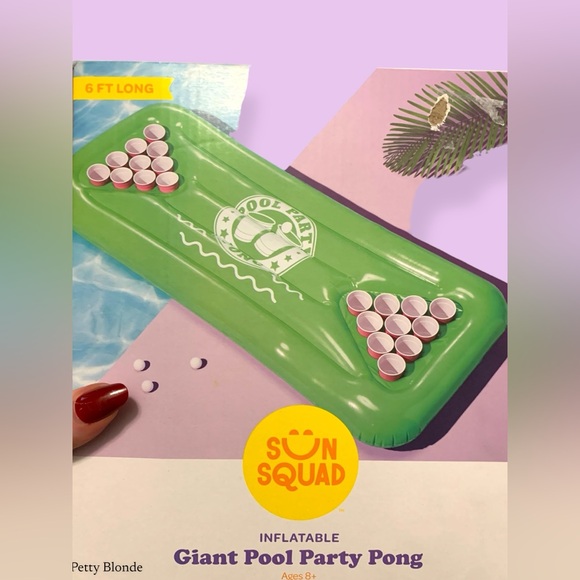 Target | Other | Inflatable Beer Pong 6 Foot Long Beer Pong Table Green ...